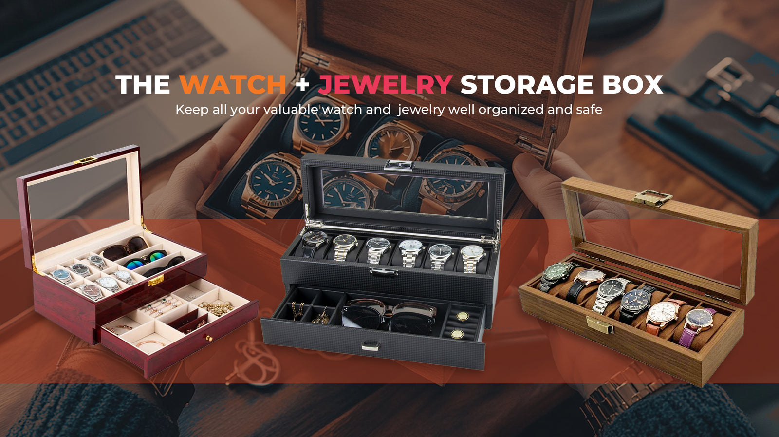 Wide Range of Luxury Watch Boxes, Jewelry Box and Led Fairy Lights