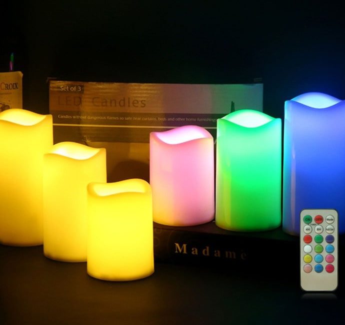 3 in 1 RGB Candle Battery Operated | Christmas Decoration Starzdeals